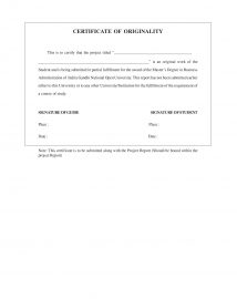 ignou mba project certificate of originality | Buy IGNOU MBA PROJECT ...